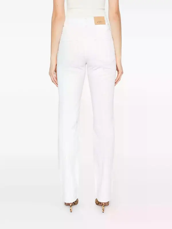 Isabel Marant Cotton Straight Leg Jeans