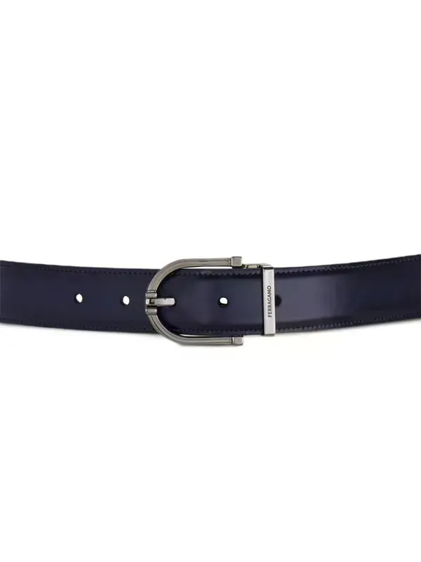 FERRAGAMO Reversible Leather Belt