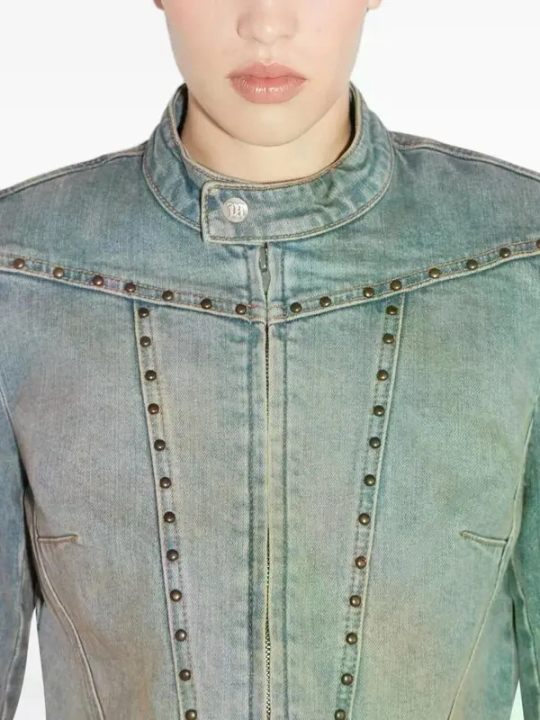 MISBHV Stud-embellished Denim Jacket