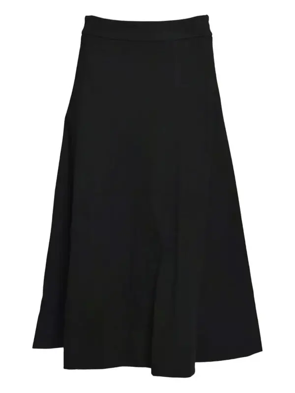 True Royal Flared Midi Skirt