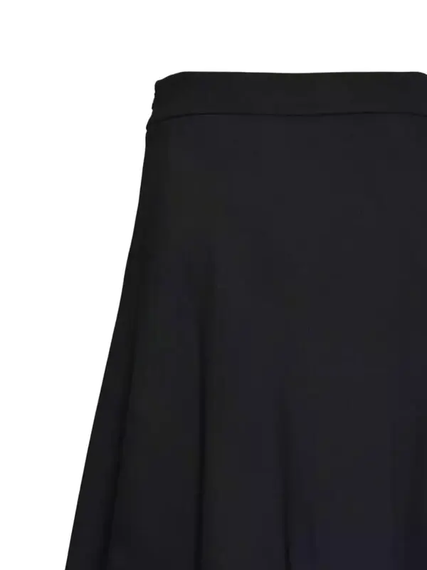 True Royal Flared Midi Skirt