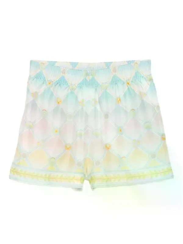 Casablanca Diamond-pattern Thigh-length Shorts