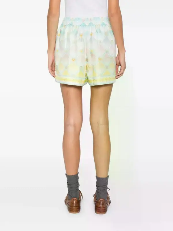 Casablanca Diamond-pattern Thigh-length Shorts