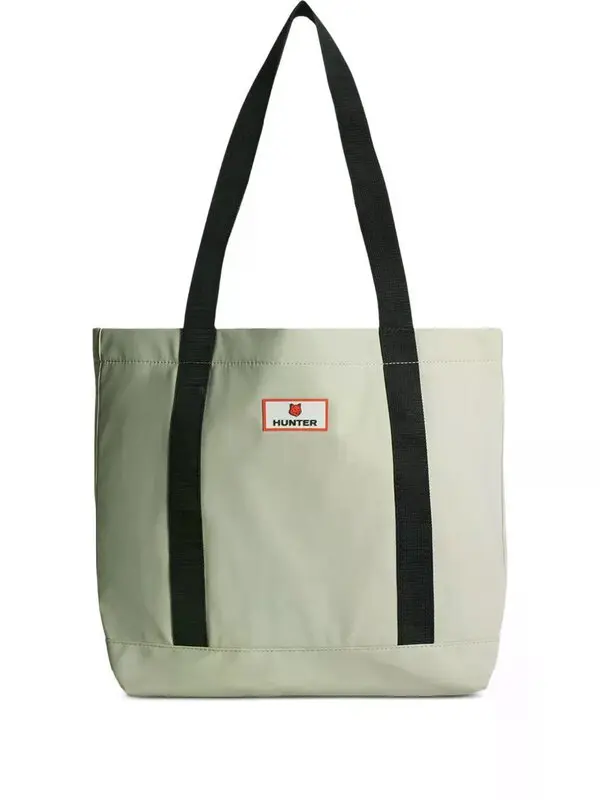 Maison Kitsuné Hunter Logo-patch Tote Bag