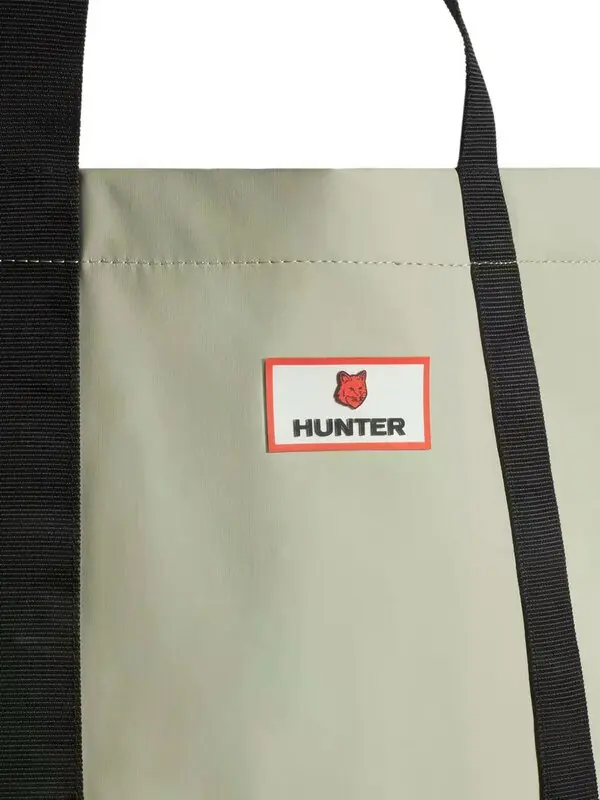 Maison Kitsuné Hunter Logo-patch Tote Bag