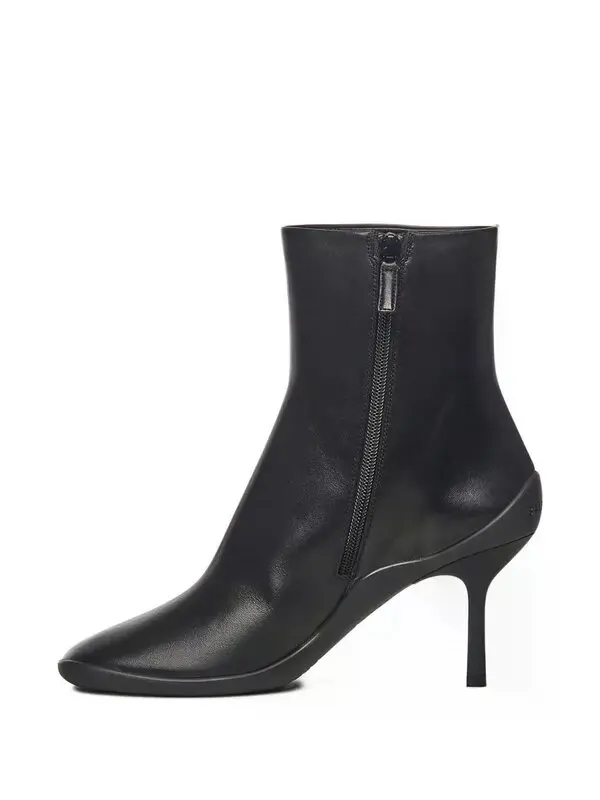 Balenciaga 80mm Square-toe Leather Boots