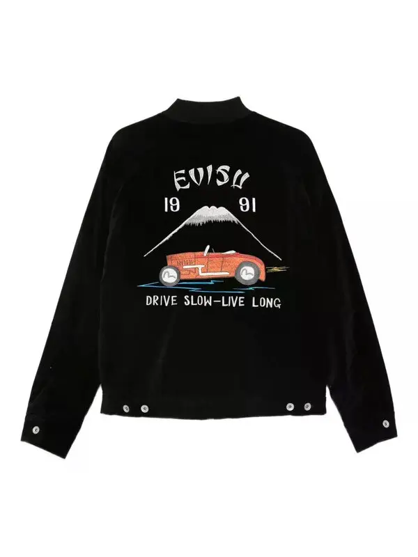 EVISU Embroidered Bomber Jacket