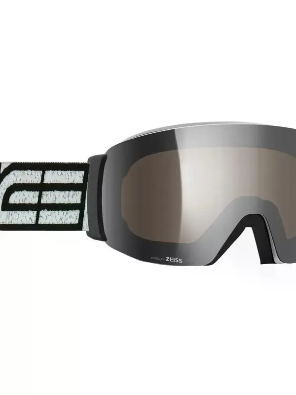 SALICE Elasticated-strap Ski Goggles - Black