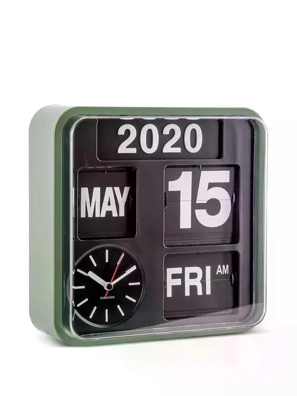 KARLSSON Flip Calendar Wall Clock