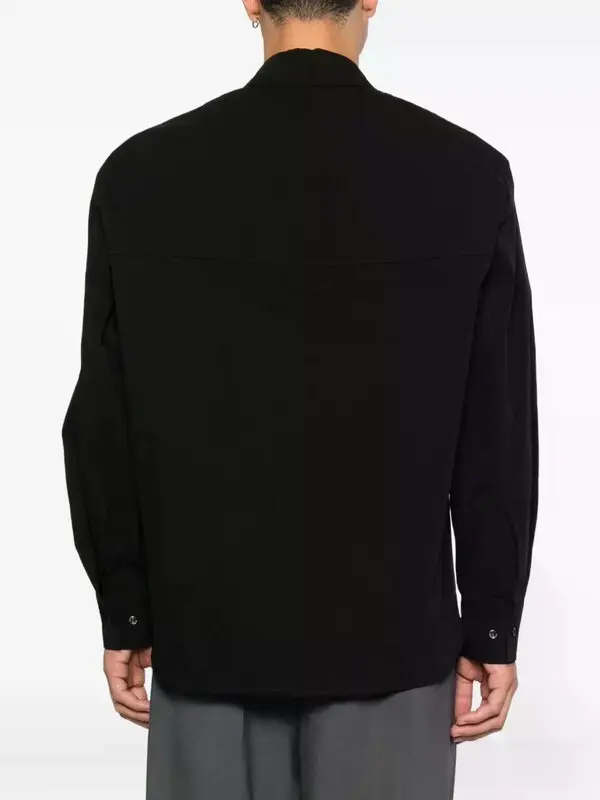 Séfr Trino Buttoned Shirt - Black