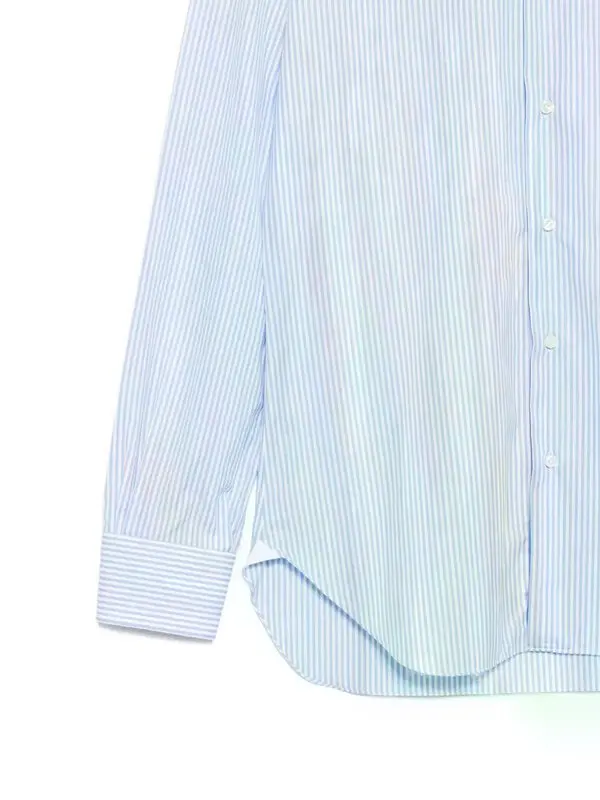 BARBA NAPOLI Striped Shirt - Blue