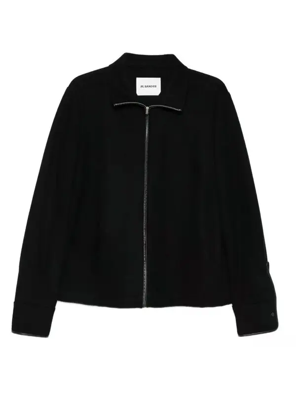 JIL SANDER Zip-fastening Wool Jacket