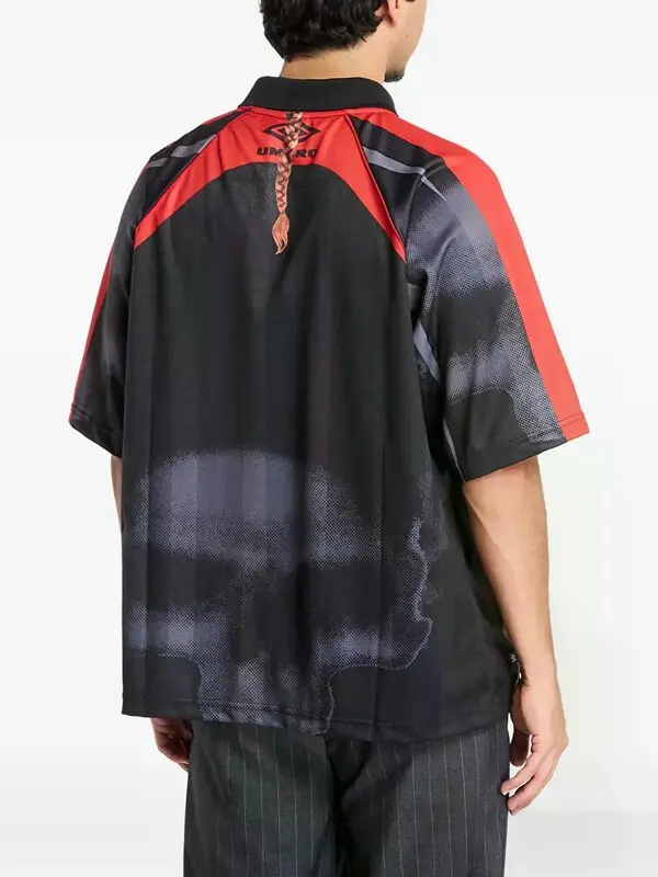UMBRO Graphic Polo Shirt - Black