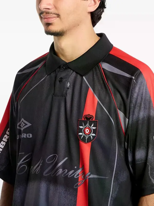 UMBRO Graphic Polo Shirt - Black