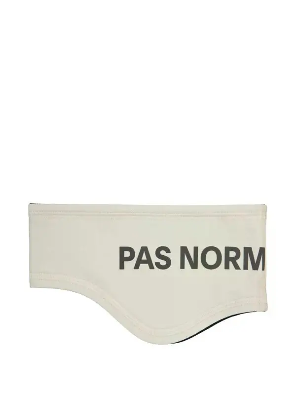 PAS NORMAL STUDIOS Logo-print Headband - Neutrals