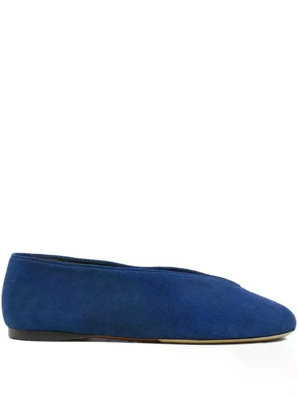 Moschino Suede Ballet Flats