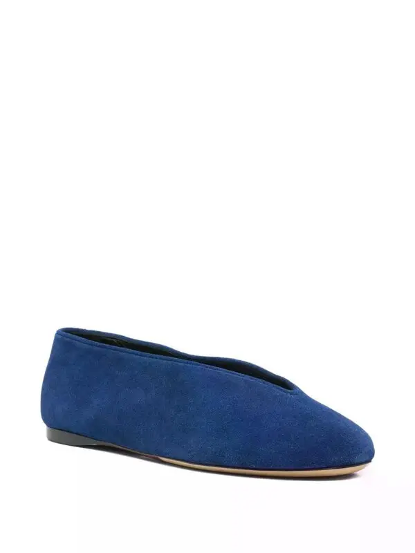 Moschino Suede Ballet Flats