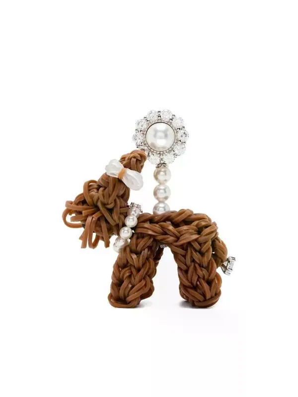 SHUSHU/TONG Puppy Earrings - Brown