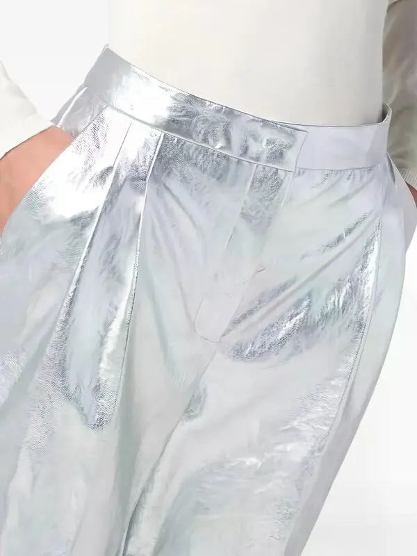THE GARMENT Andy Wide-leg Trousers - Silver