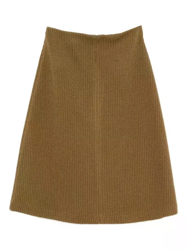 TELA Knitted A-line Midi Skirt