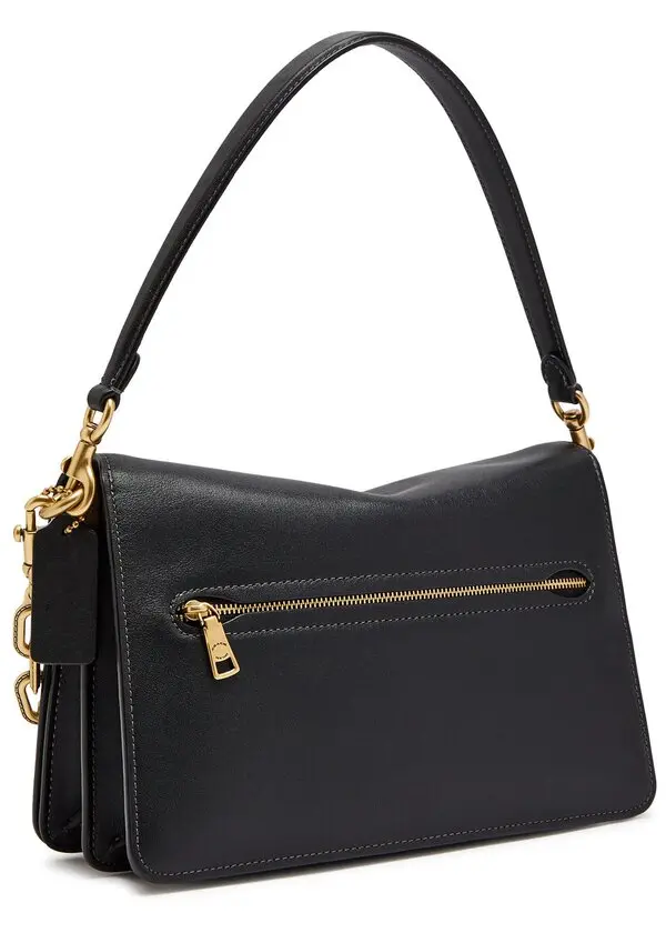 COACH Tabby Leather Shoulder Bag - Black