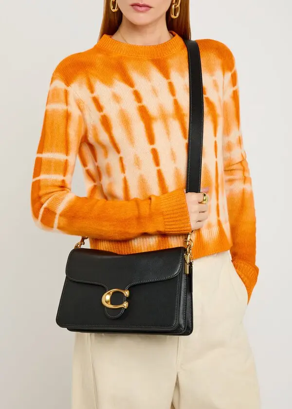COACH Tabby Leather Shoulder Bag - Black