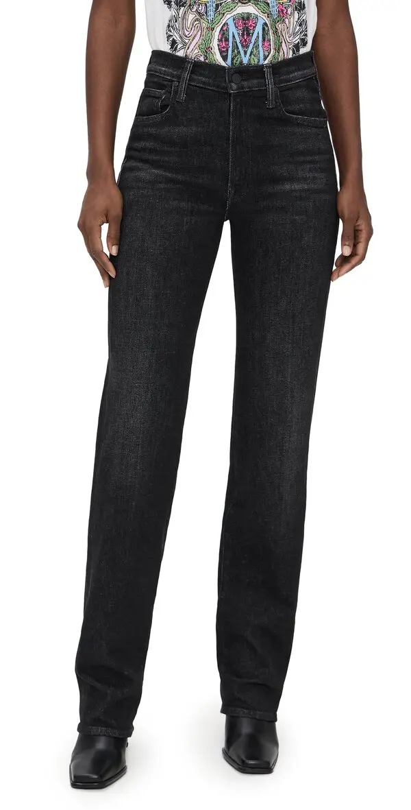 MOTHER The Rambler Zip Heel Jeans - Keep It Sharp