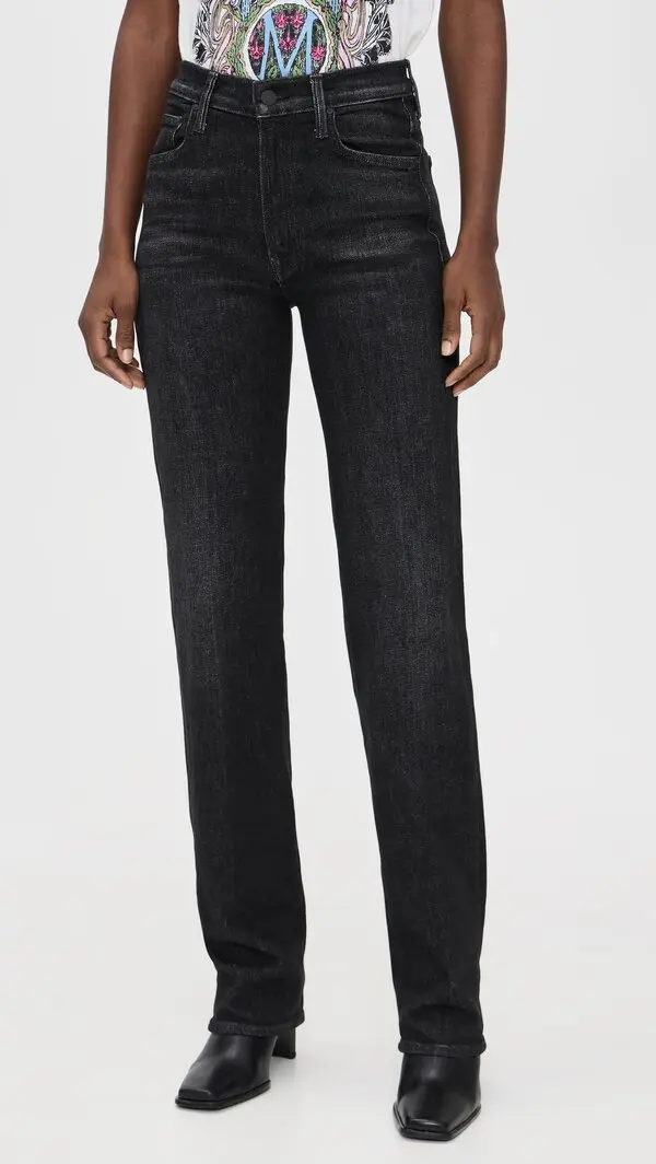 MOTHER The Rambler Zip Heel Jeans - Keep It Sharp