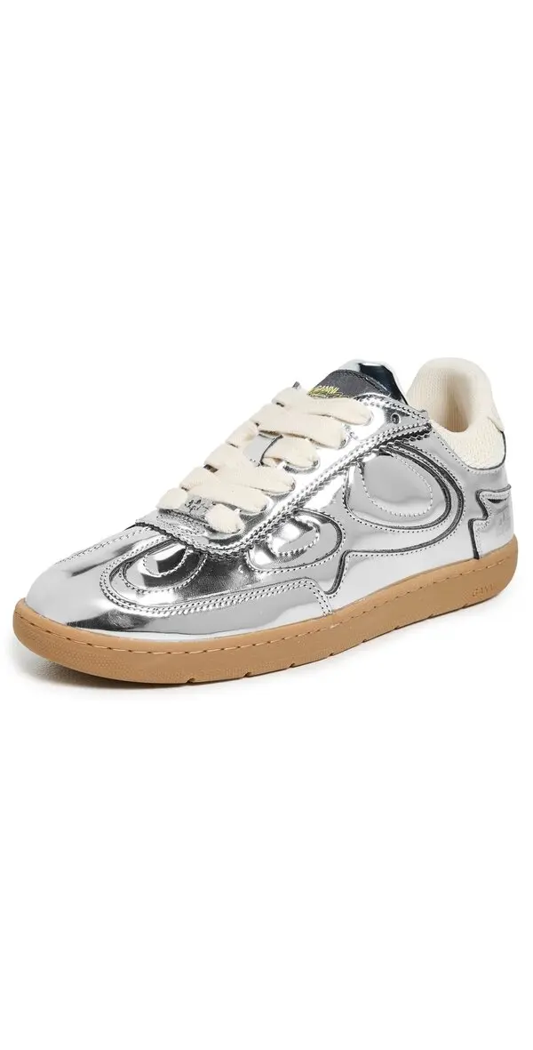 GANNI 08 Specchio Sneakers - Silver