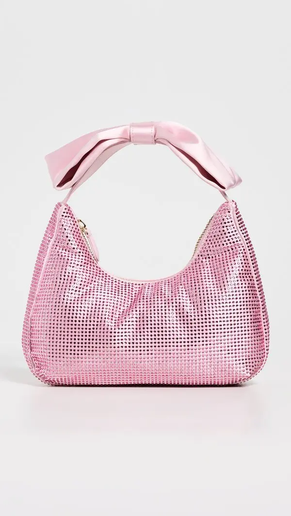Stoney Clover Lane Rhinestone Embellished Bow Handle Bag