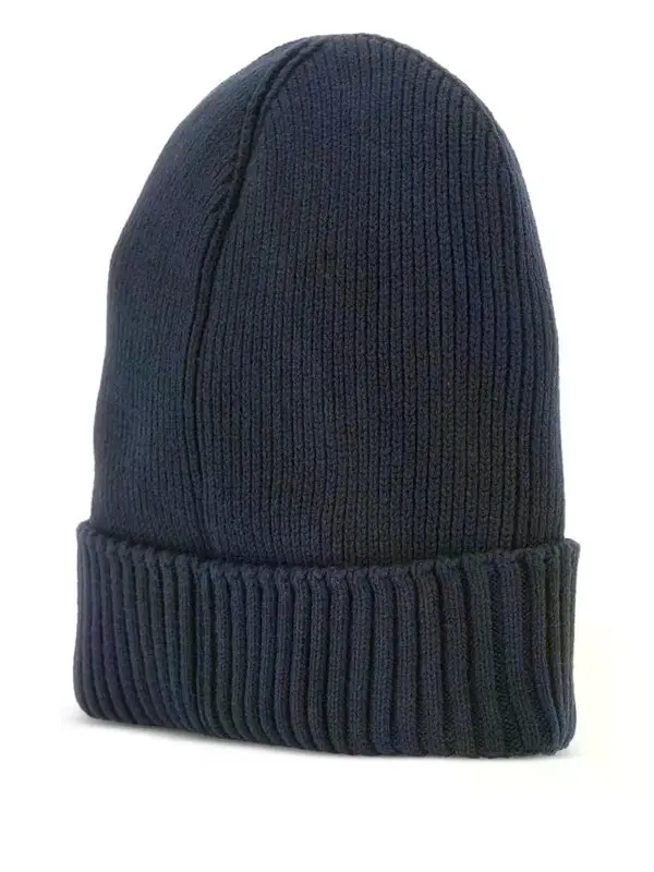 BOSS Ribbed Logo-detail Beanie