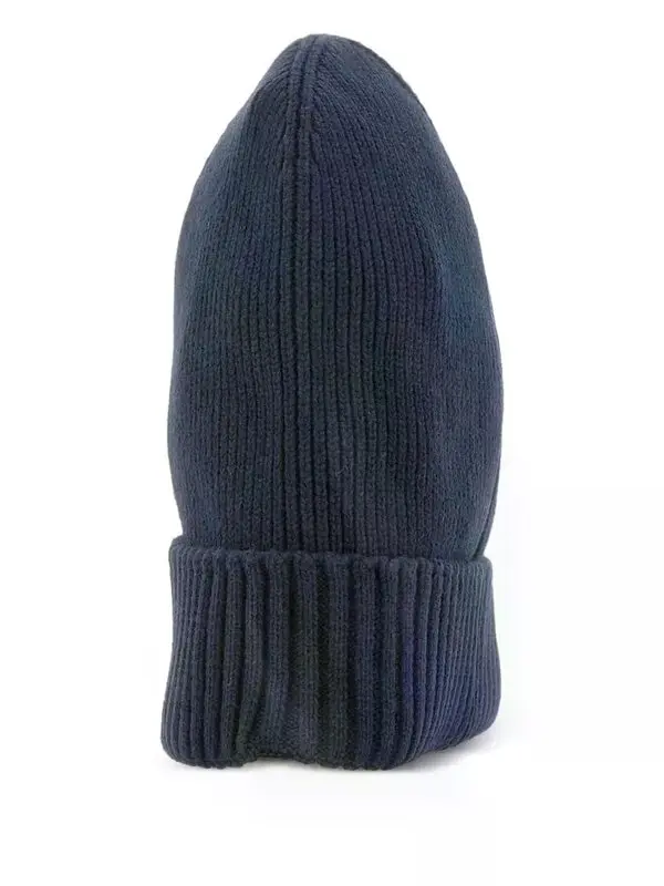 BOSS Ribbed Logo-detail Beanie