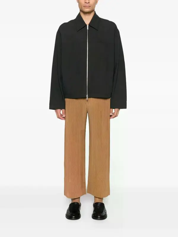 Issey Miyake Plissé Straight-leg Trousers