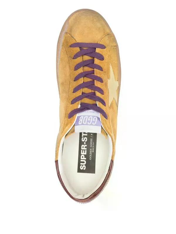 GOLDEN GOOSE Super-star Suede Sneakers - Yellow