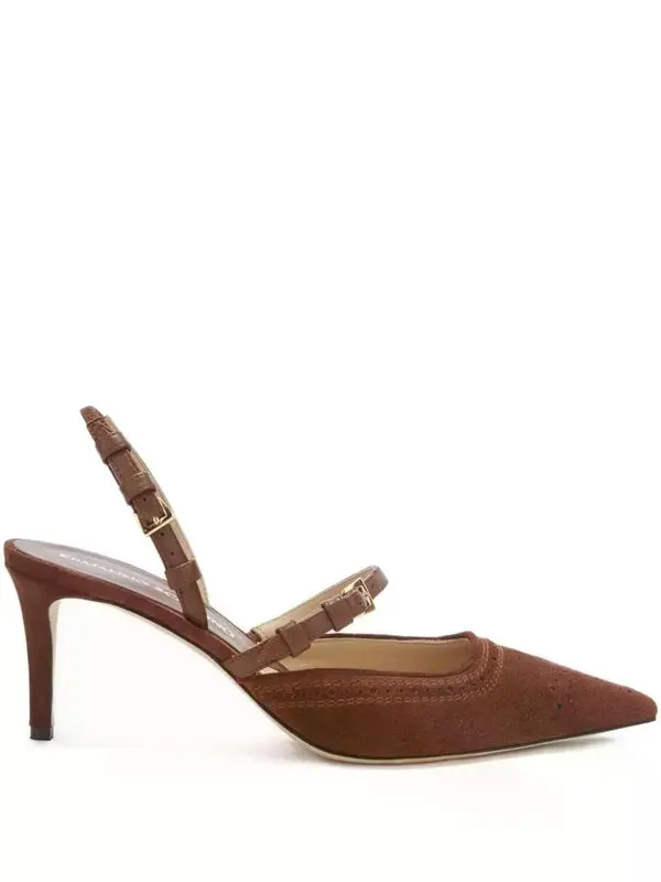 Ermanno Scervino Buckle Slingback Pumps