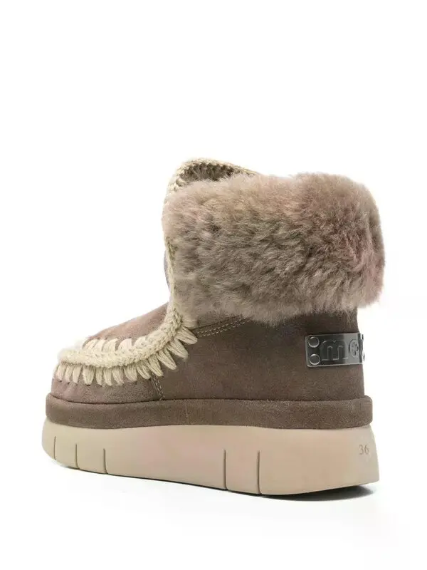 Mou Bounce Round-toe Boots
