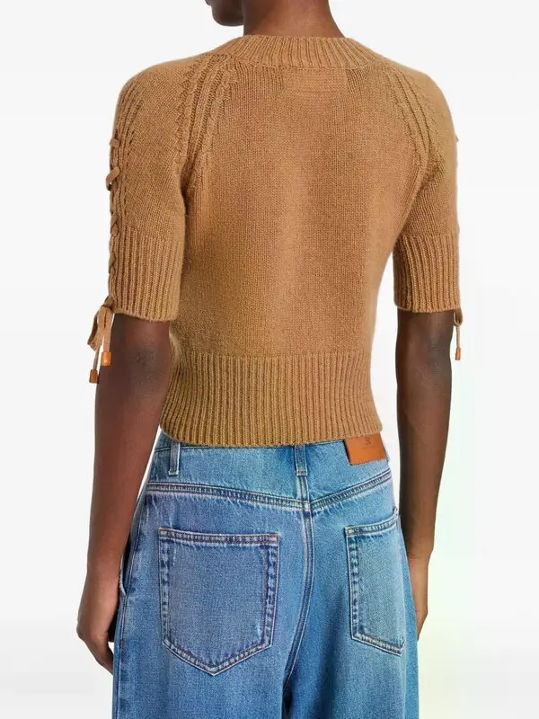 Ermanno Scervino Cashmere T-shirt - Brown