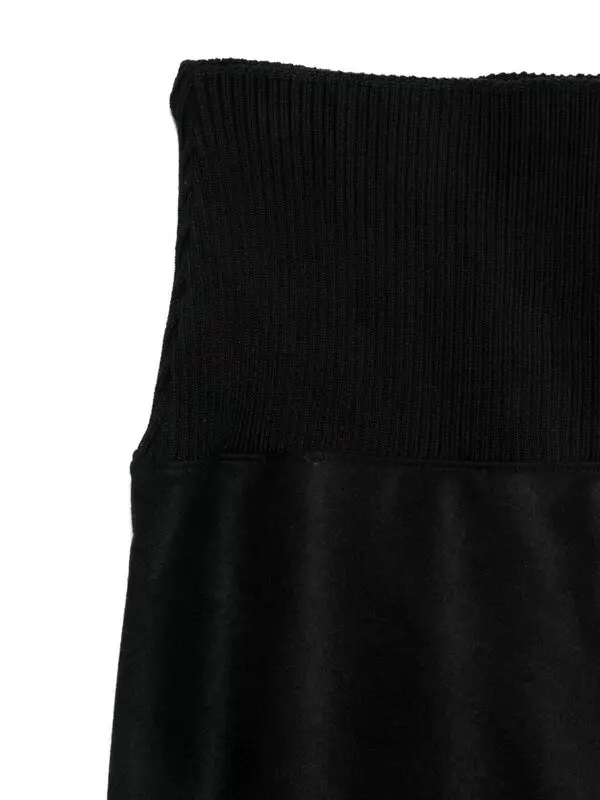 JIL SANDER Ribbed Midi Skirt