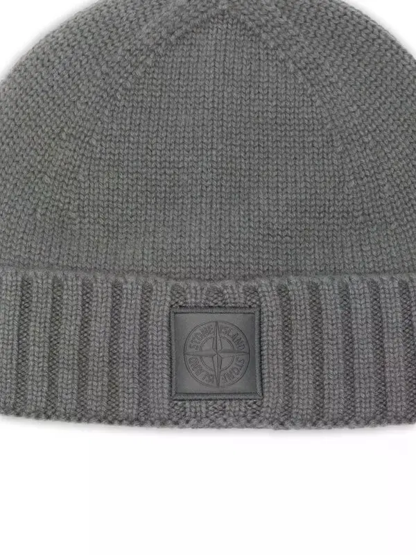 Stone Island Logo-patch Beanie