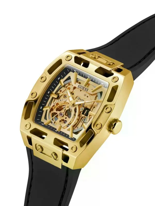 Guess Automatic Skeleton Dial Bracelet Watch