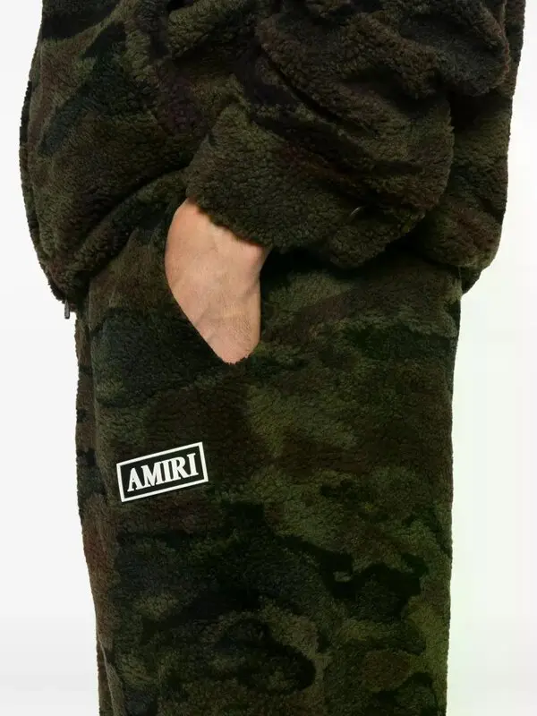 Amiri Fleece Camo Shorts