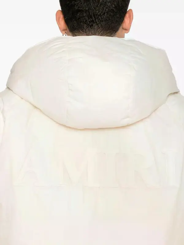 Amiri Hooded Puffer Jacket - Neutrals