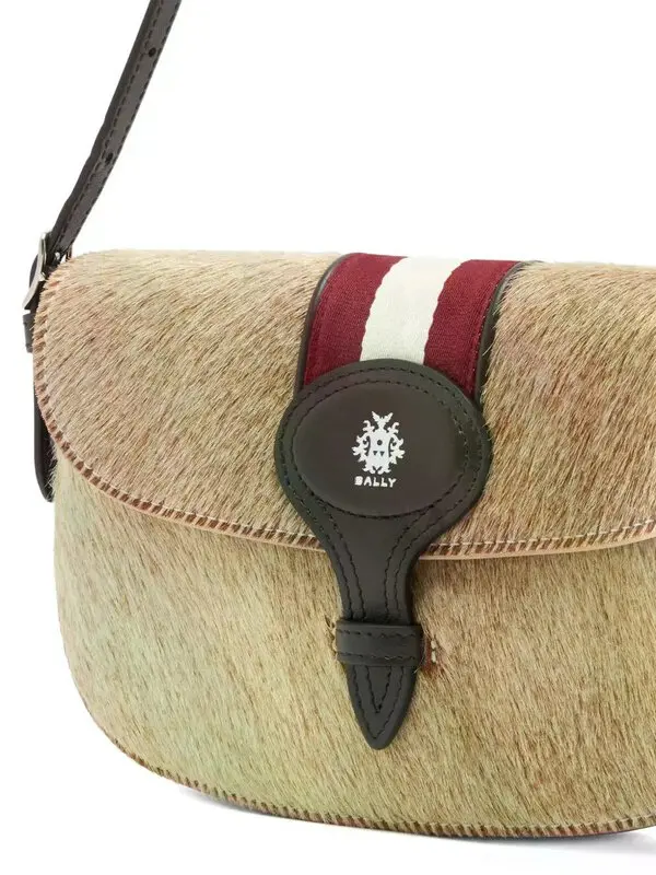 Bally Ribbon-detail Shoulder Bag - Neutrals