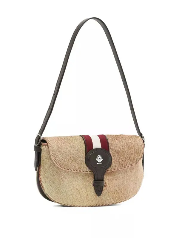 Bally Ribbon-detail Shoulder Bag - Neutrals
