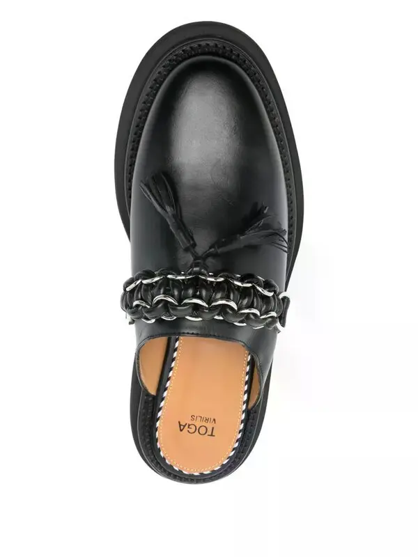 TOGA VIRILIS Pulla Leather Mules