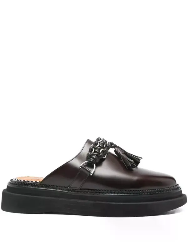 TOGA VIRILIS Pulla Leather Mules