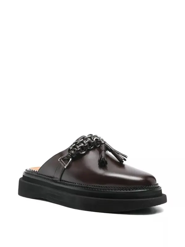 TOGA VIRILIS Pulla Leather Mules