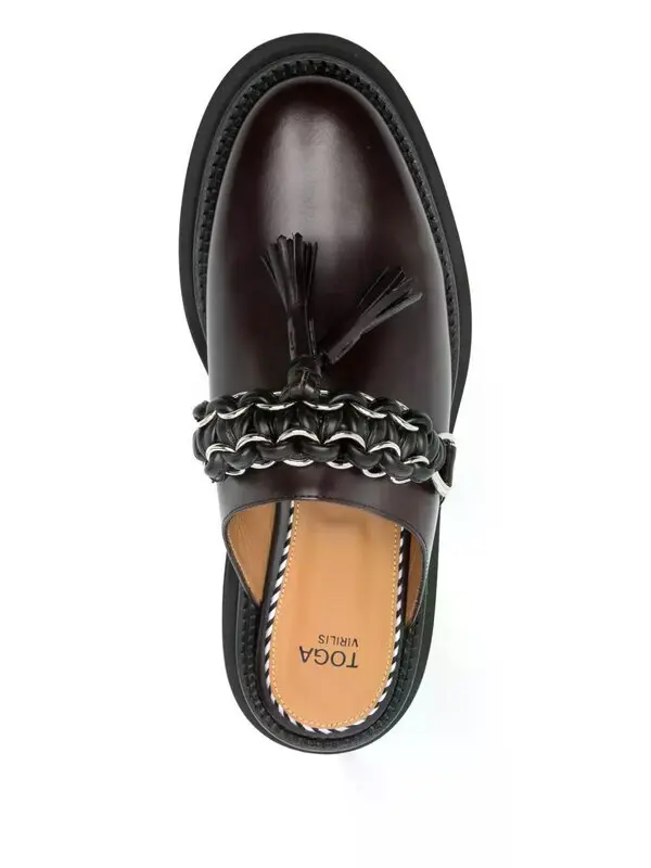 TOGA VIRILIS Pulla Leather Mules