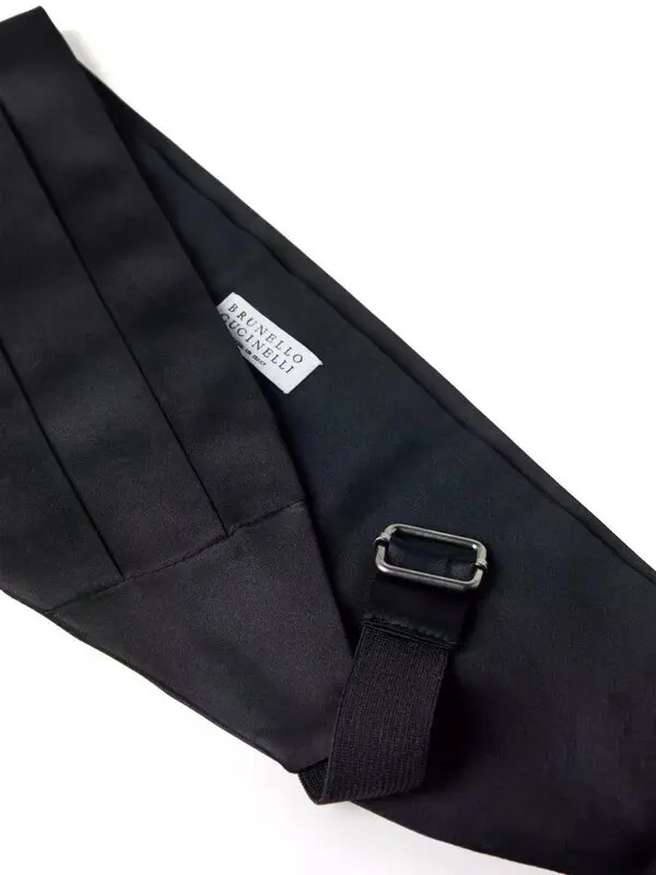 Brunello Cucinelli Pleated Satin Cummerbund