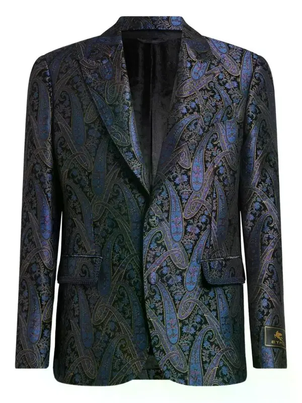 Etro Jacquard Paisley-motif Single-breasted Jacket